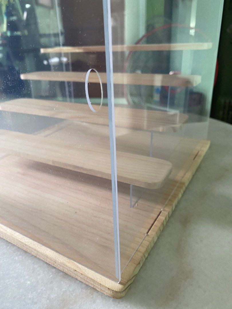 Light Wooden Exhibition Box (For your POPMARTS), Furniture & Home ...