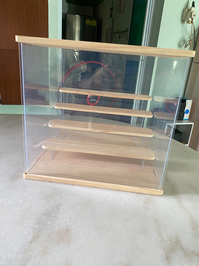 Light Wooden Exhibition Box (For your POPMARTS), Furniture & Home ...