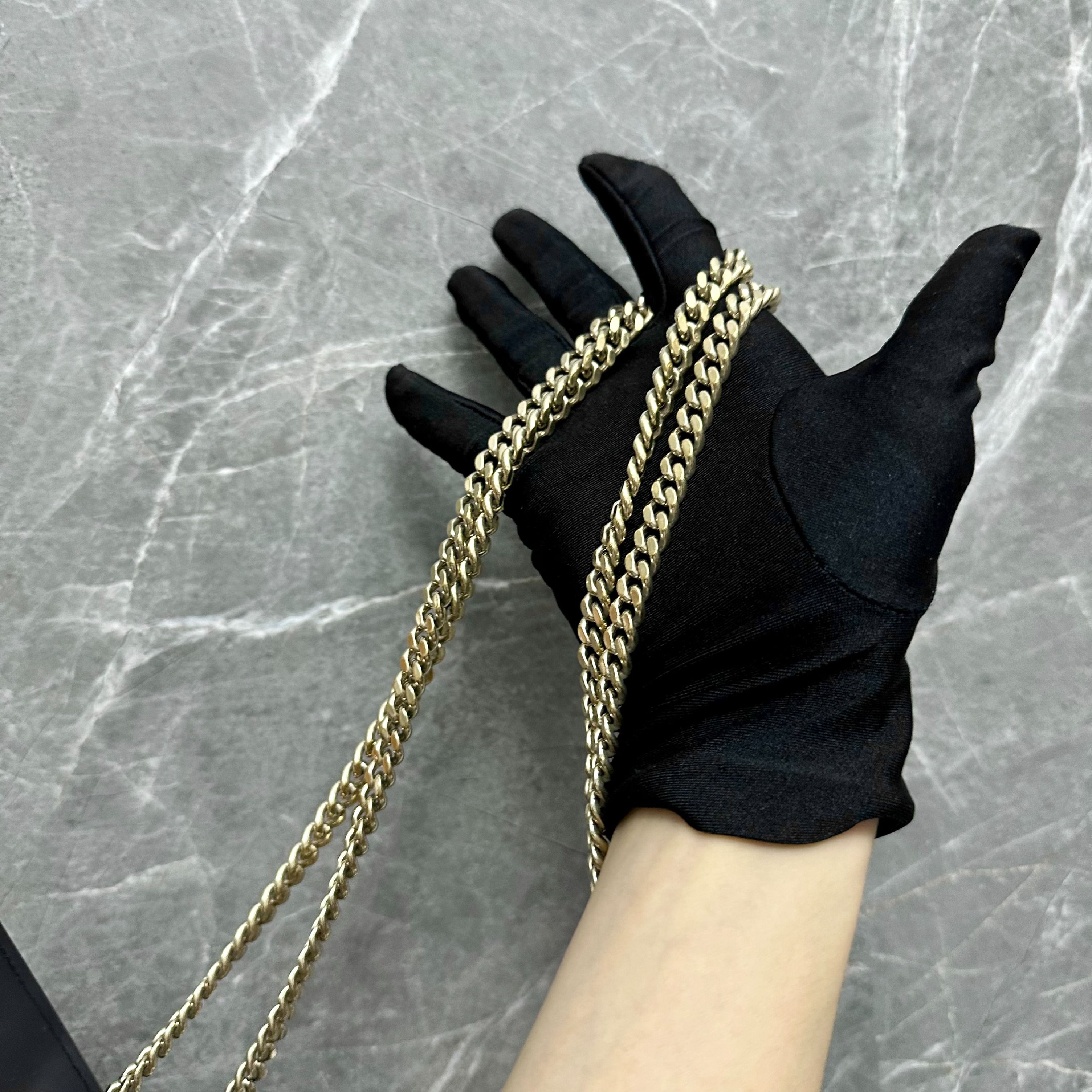 *Like New* Dior Diorama WOC Wallet On Chain Gold GHW, Luxury, Bags ...