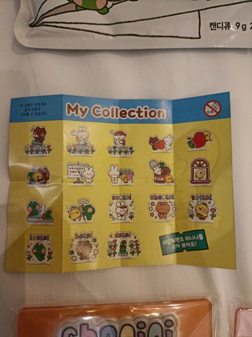 WTS/WTT Line Friends Minini Acrylic Standee Candy Sweets Blindbox ...