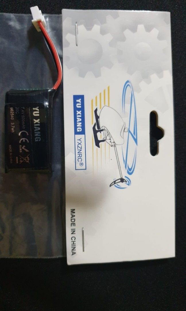 Lipo Battery YU XIANG F120 RC Helicopter, Hobbies & Toys, Toys & Games ...