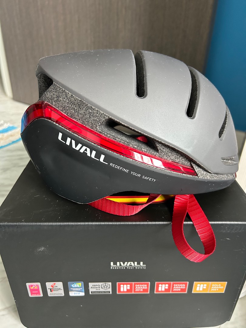 Livall Smart Helmet, Sports Equipment, Bicycles & Parts, Parts ...