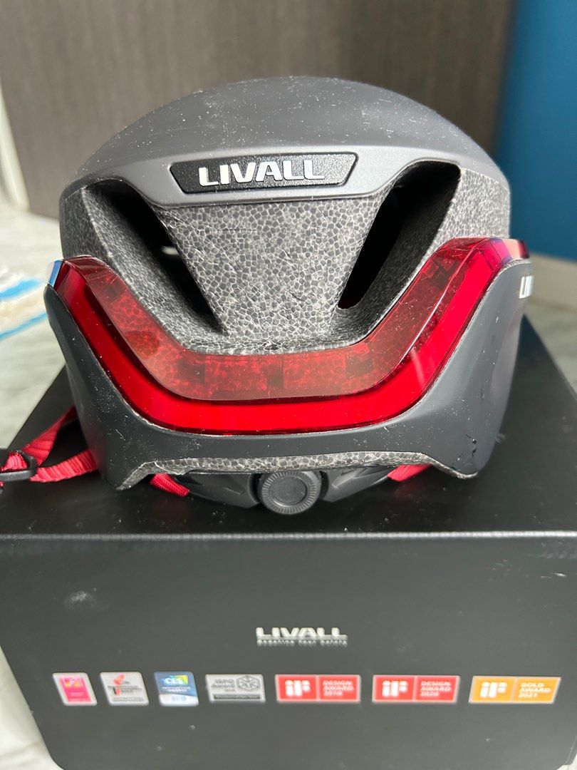 Livall Smart Helmet, Sports Equipment, Bicycles & Parts, Parts ...