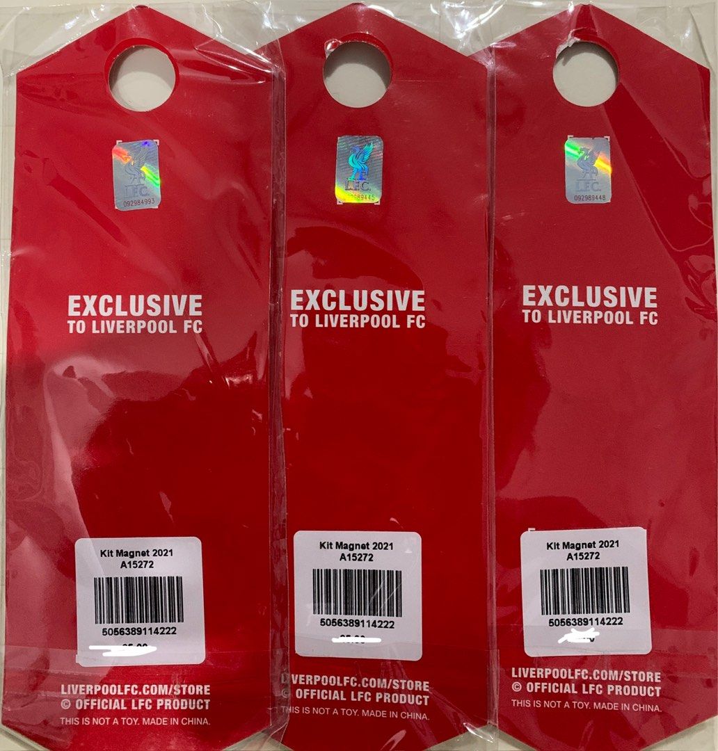 Liverpool FC 2021 Kit Fridge Magnet Official, Hobbies & Toys ...