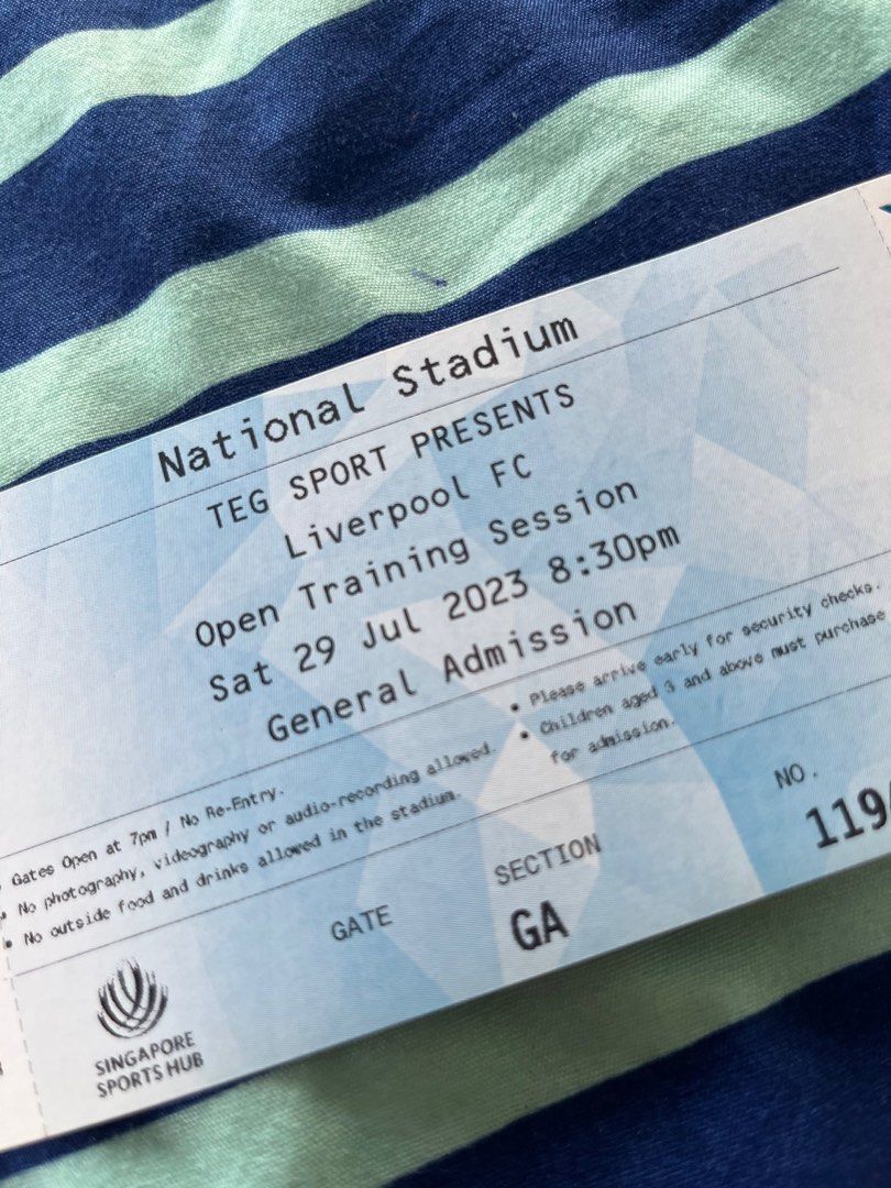Liverpool FC Open Training Session, Tickets & Vouchers, Event Tickets on Carousell