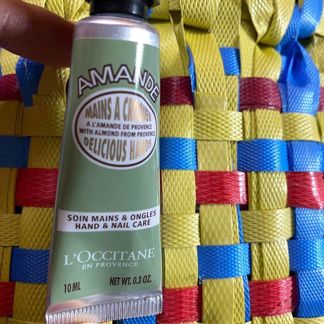 Loccitane amande almond hand and nail care hand cream, 美容＆個人護理, 沐浴＆身體護理 ...