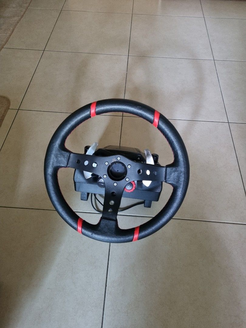 Logitech g29 with CUSTOM WHEEL, Video Gaming, Gaming Accessories ...