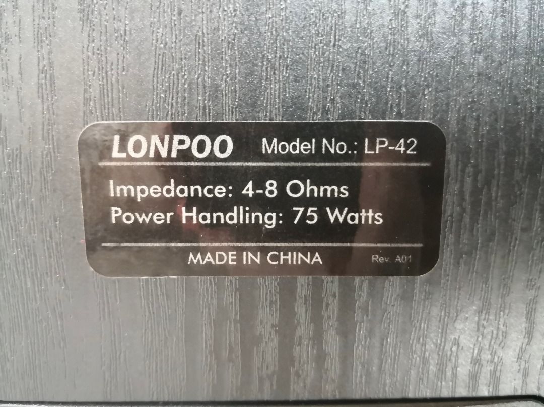 Lonpoo LP42 High Performance Audiophile Passive Bookshelf Speakers ...