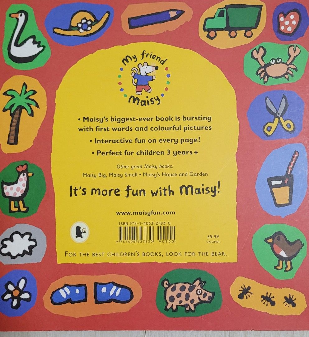 Maisy's Amazing Big Book of Words by Lucy Cousins, 興趣及遊戲, 書本 & 文具, 小朋友書 ...