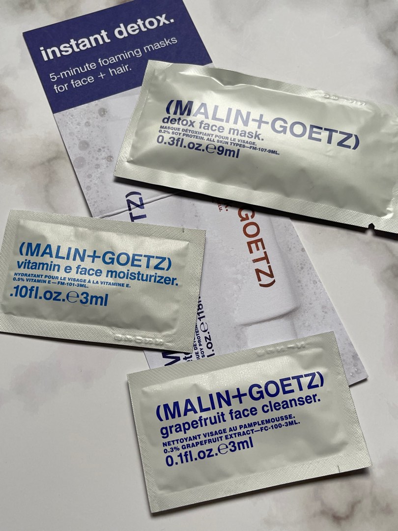 (MALIN + GOETZ) - Face care set sample, 美容＆個人護理, 健康及美容 - 皮膚護理, 面部 - 面部 ...