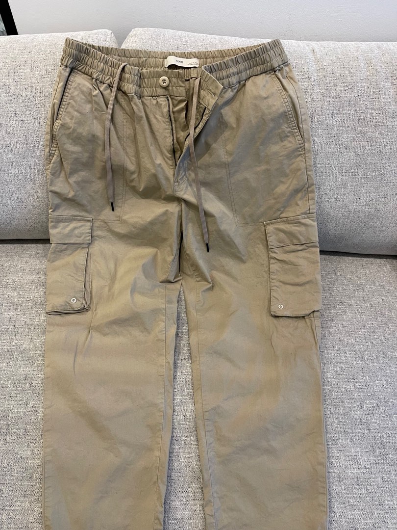 Mango Cargo Pants, Men's Fashion, Bottoms, Chinos on Carousell