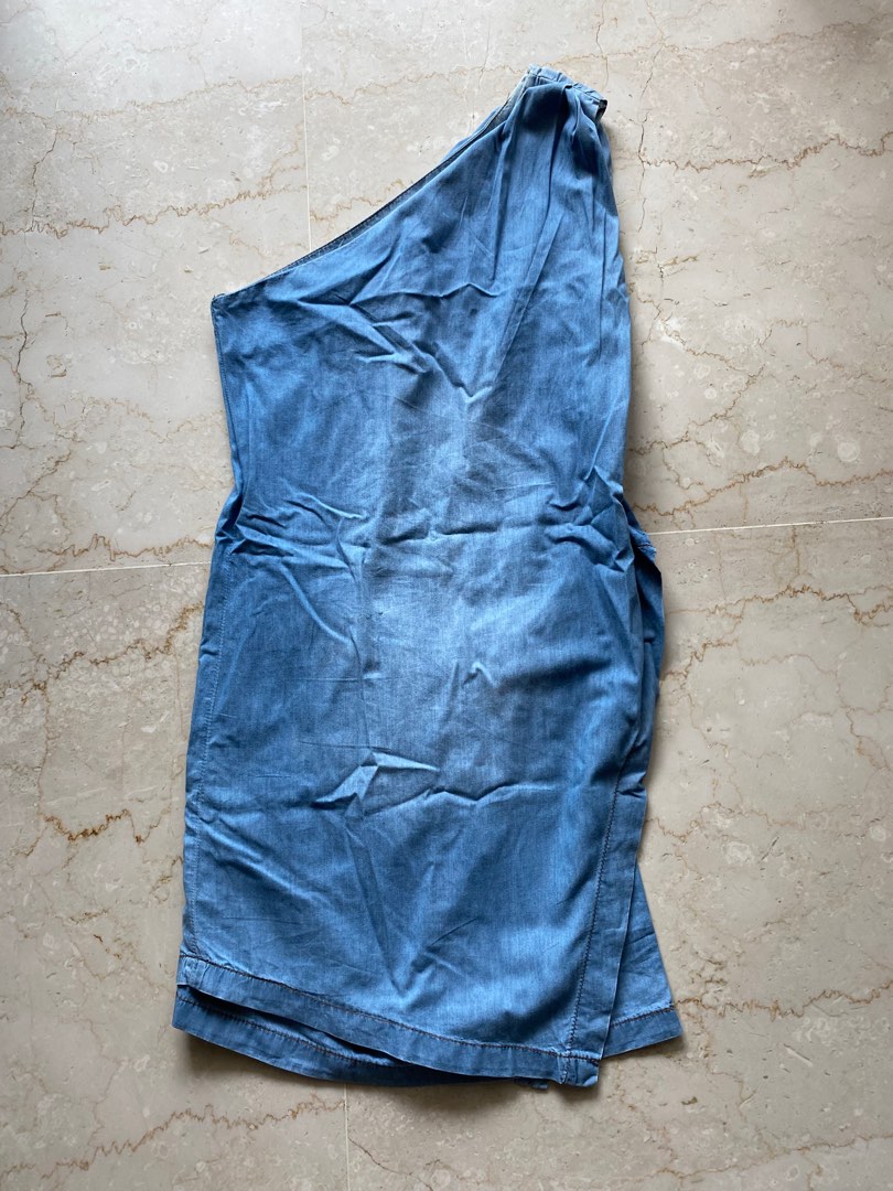 Mango Toga Dress - Denim, Women's Fashion, Dresses & Sets, Dresses on ...