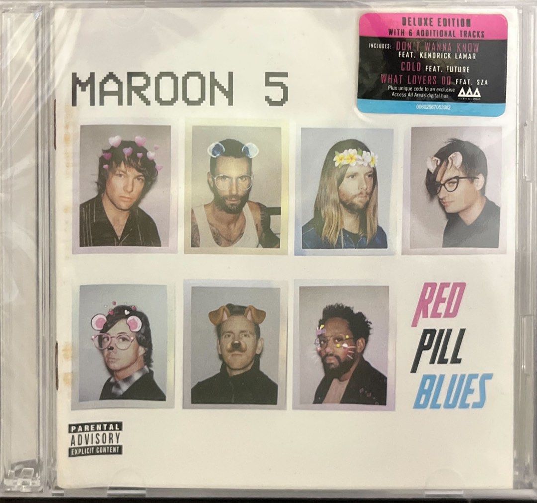 Maroon 5 : Red Pill Blues Deluxe 2CD Edition, Hobbies & Toys, Music ...