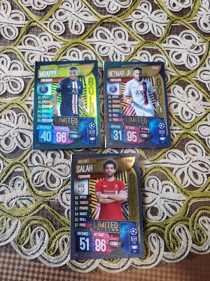 Match Attax Gold Limited Edition Cards, Hobbies & Toys, Memorabilia ...