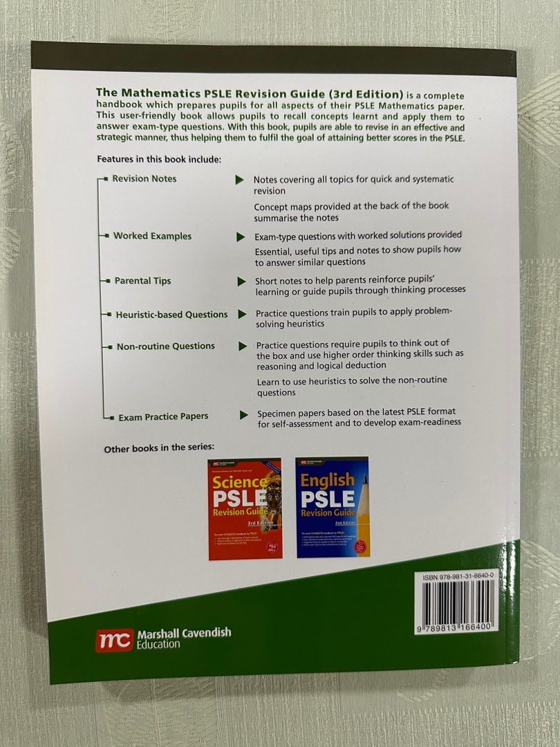 Mathematics PSLE Revision Guide - Marshall Cavendish, Hobbies & Toys ...