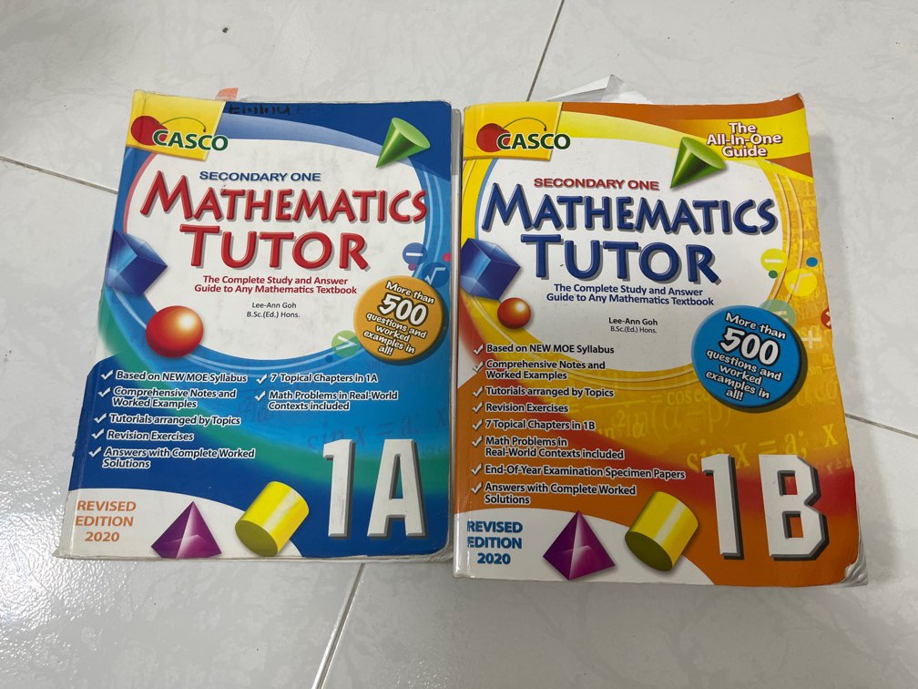 MATHEMATICS TUTOR SEC 1 (A & B), Hobbies & Toys, Books & Magazines ...