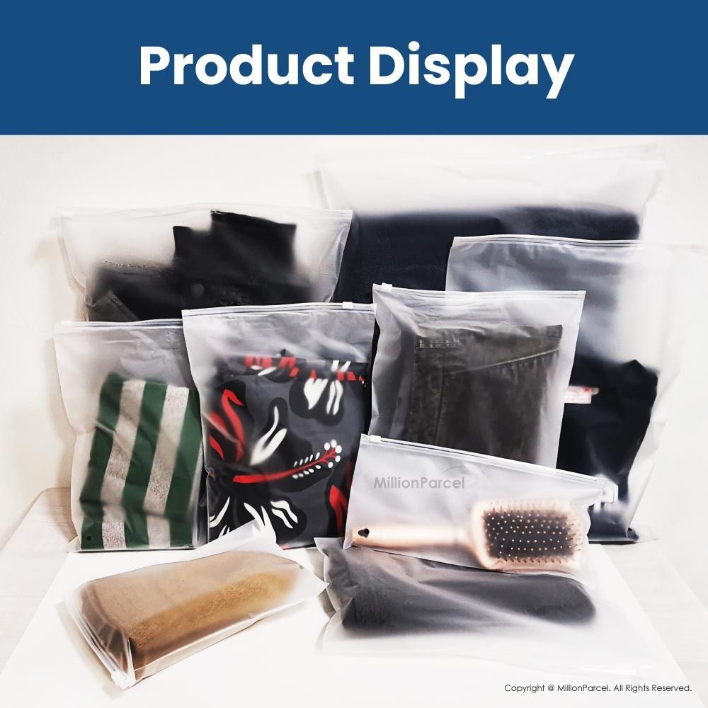 Matt Storage Zip Bag 9 size | Ziplock Plastic Bag | Zipper Bag ...