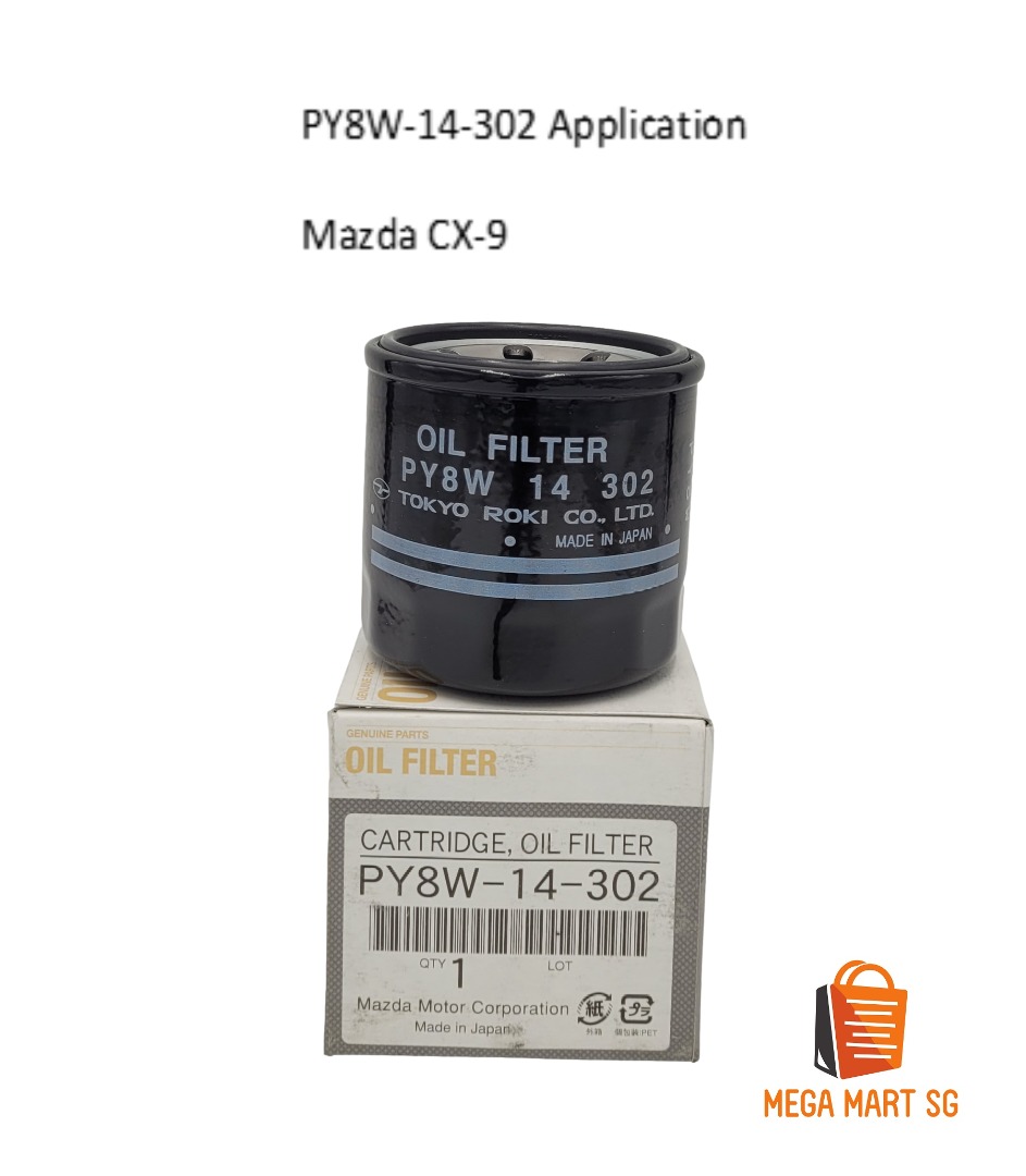 Mazda Genuine Oil Filter PY8W-14-302, Car Accessories, Accessories on ...