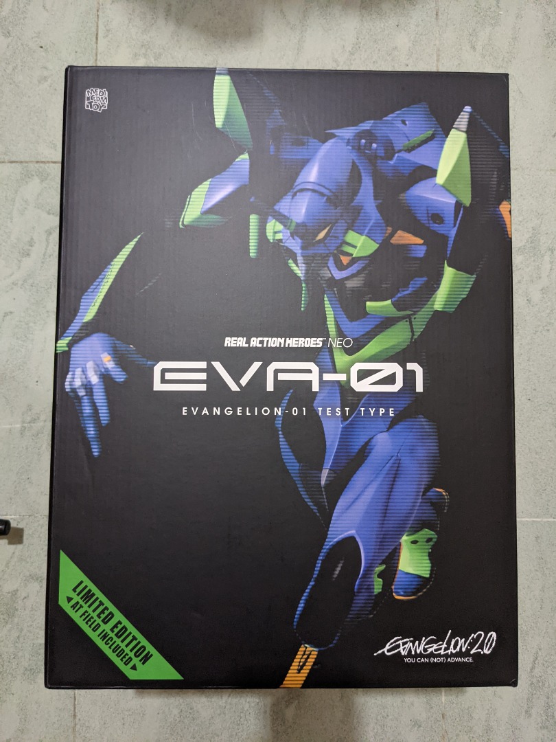 Medicom RAH NEO EVA-01 新世紀福音戰士 原色初回特典版限定版 at field A.T.力場 絕對領域 ...