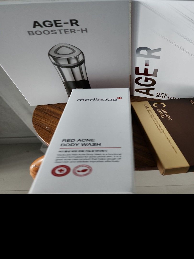 Medicube Age-R Booster-H and ATS Air Shot, Beauty & Personal Care, Face ...