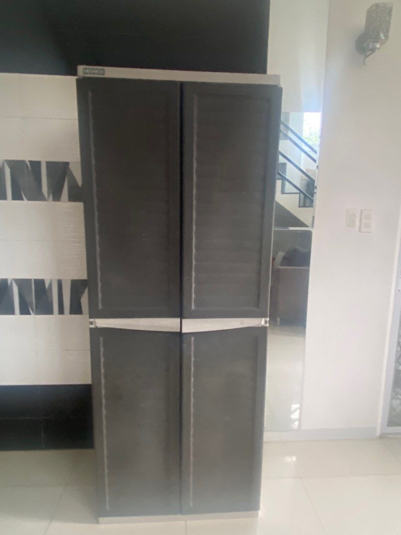 Megabox click-lock wardrobe cabinet w/ layers, Furniture & Home Living ...
