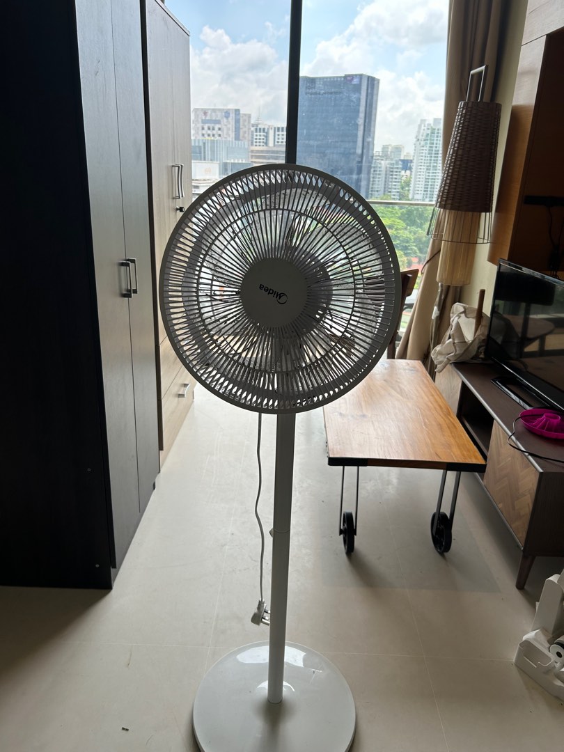 Midea standing Fan. Lightly used, Furniture & Home Living, Lighting ...
