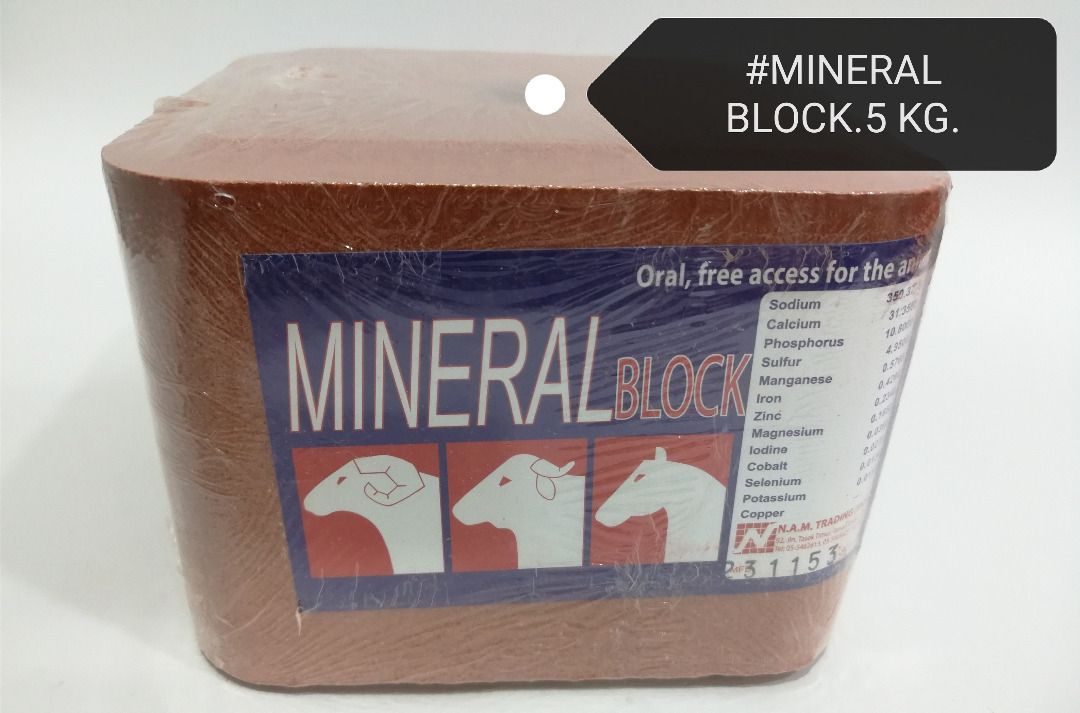 Mineral Block Cow Sheep Buffolo Livestock Horse Blok Garam Lembu ...