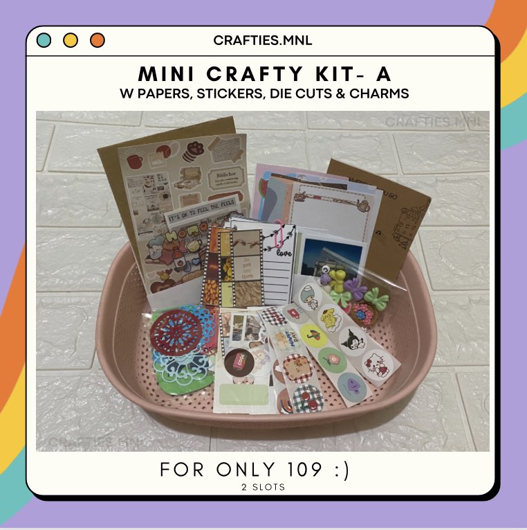 mini crafty journal kits on Carousell