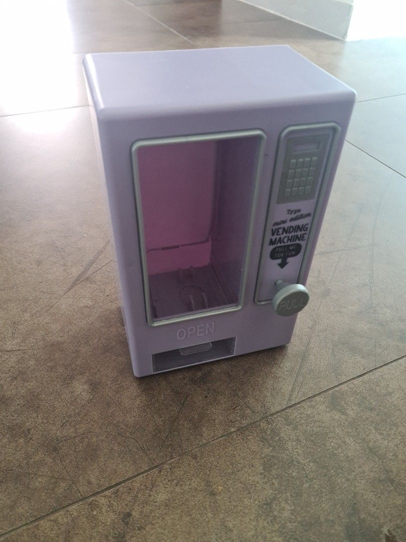 Mini vending machine from Typo, Hobbies & Toys, Toys & Games on Carousell