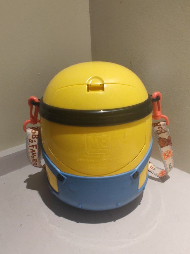 Minion Bob Bear Tim Popcorn Bucket USJ (Rare), Hobbies & Toys, Toys ...