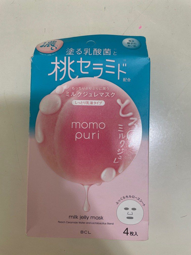 Momo puri milk jelly mask, 美容＆個人護理, 健康及美容 - 皮膚護理, 面部 - 面部護理 - Carousell