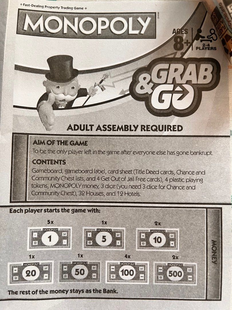 MONOPOLY small size, Hobbies & Toys, Toys & Games on Carousell