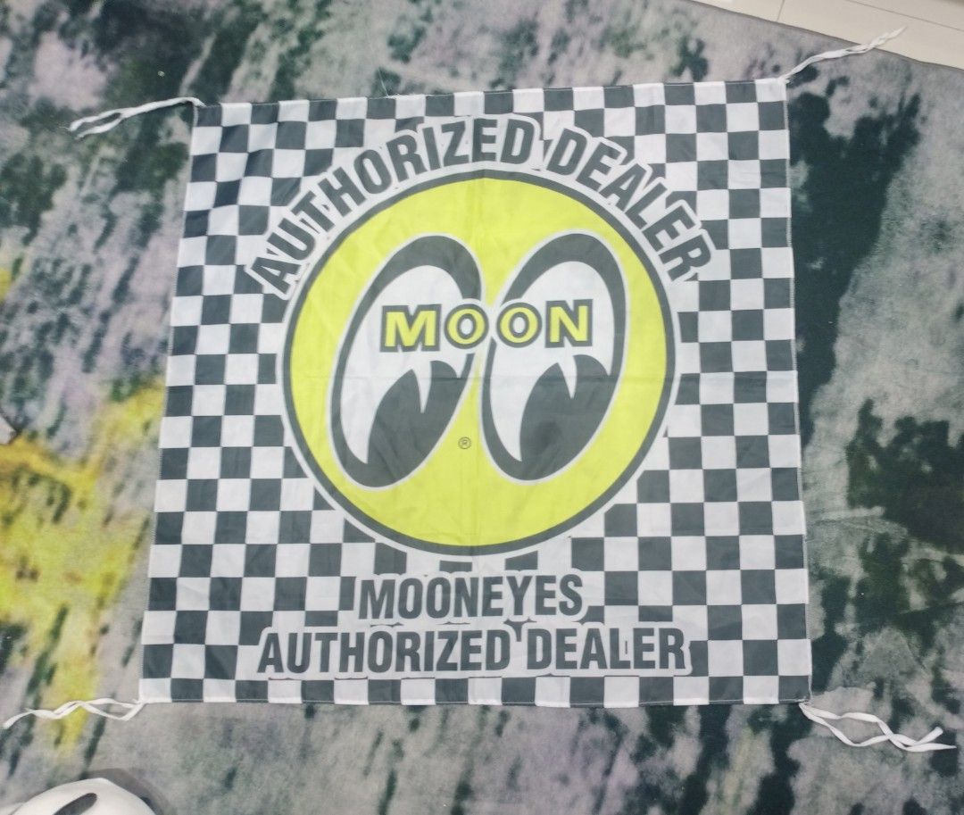 Mooneyes authorized dealer flag bendera, Hobbies & Toys, Collectibles ...