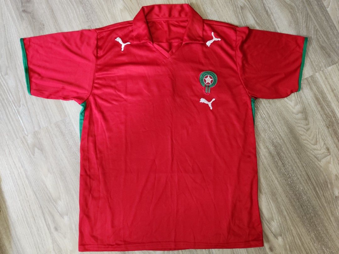 Morocco football jersey Size M, Sports Equipment, Other Sports ...