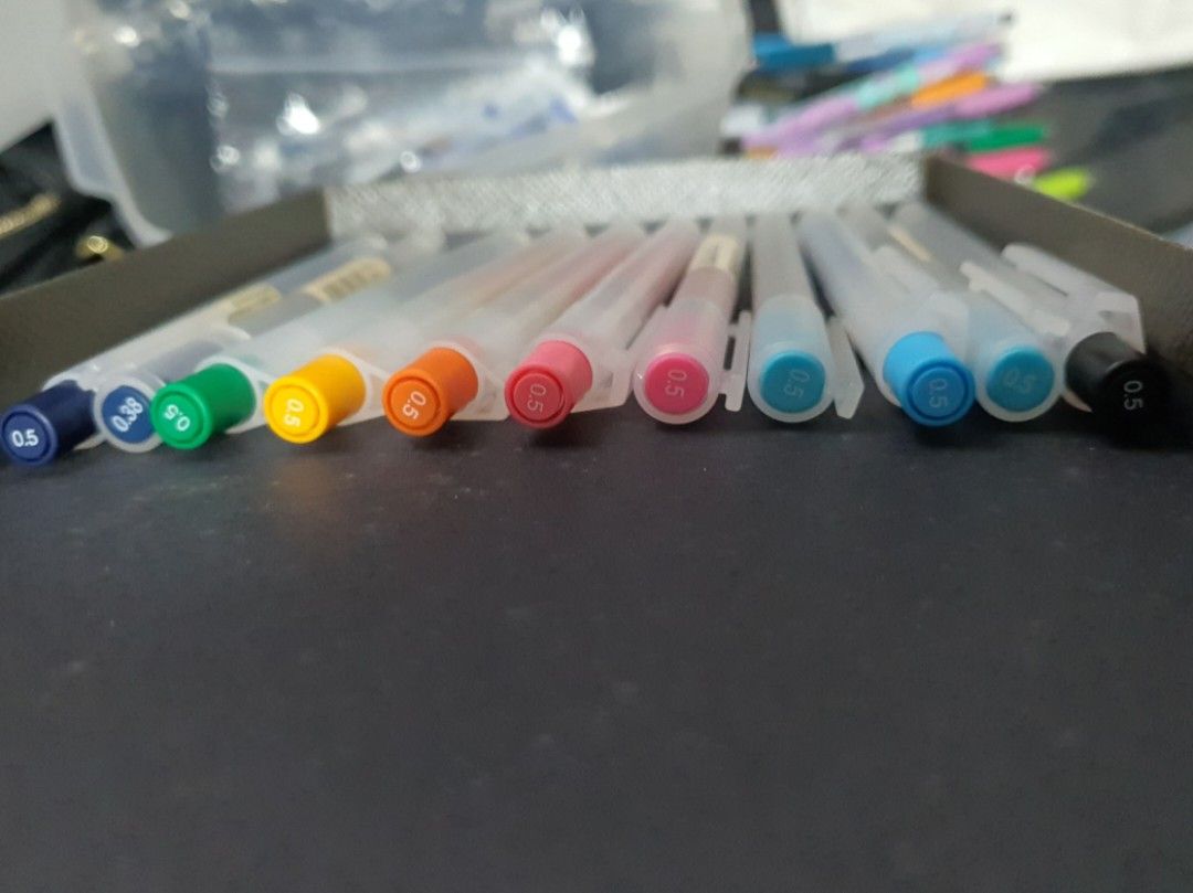 Muji pens from Japan, Hobbies & Toys, Stationery & Craft, Stationery ...