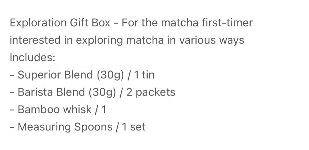 Naoki Matcha Exploration Gift Box, Food & Drinks, Other Food & Drinks ...