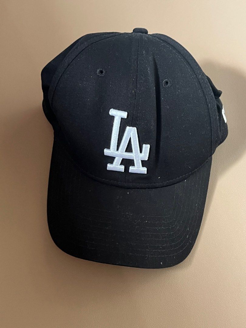 New Era Black LA Baseball Cap, Men's Fashion, Watches & Accessories ...