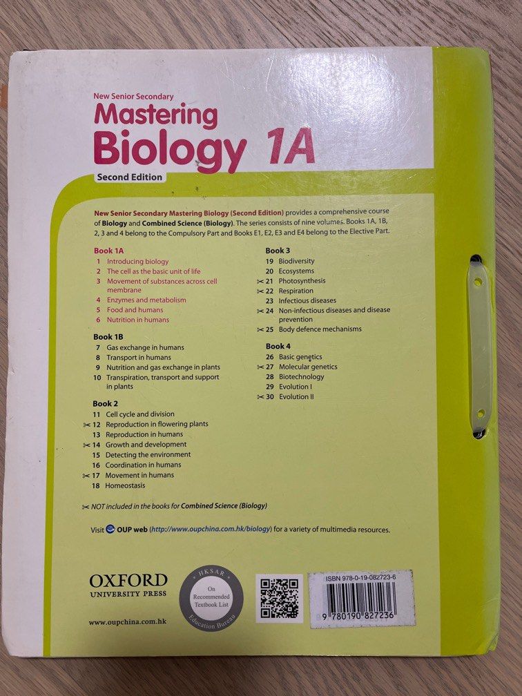 New Senior Secondary: Mastering Biology 1A and Practical Workbook, 其他 ...