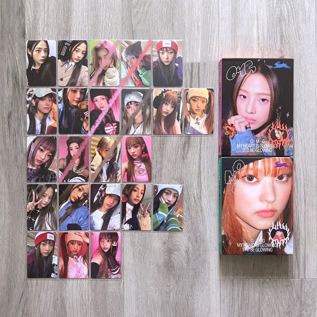 newjeans omg minji hanni haerin weverse message card photocards, Hobbies & Toys, Memorabilia ...