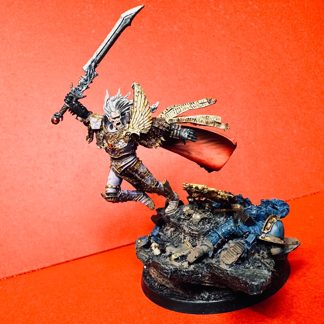 Nicely Painted and based Warhammer 40k Horus heresy Primarch Fulgrim ...