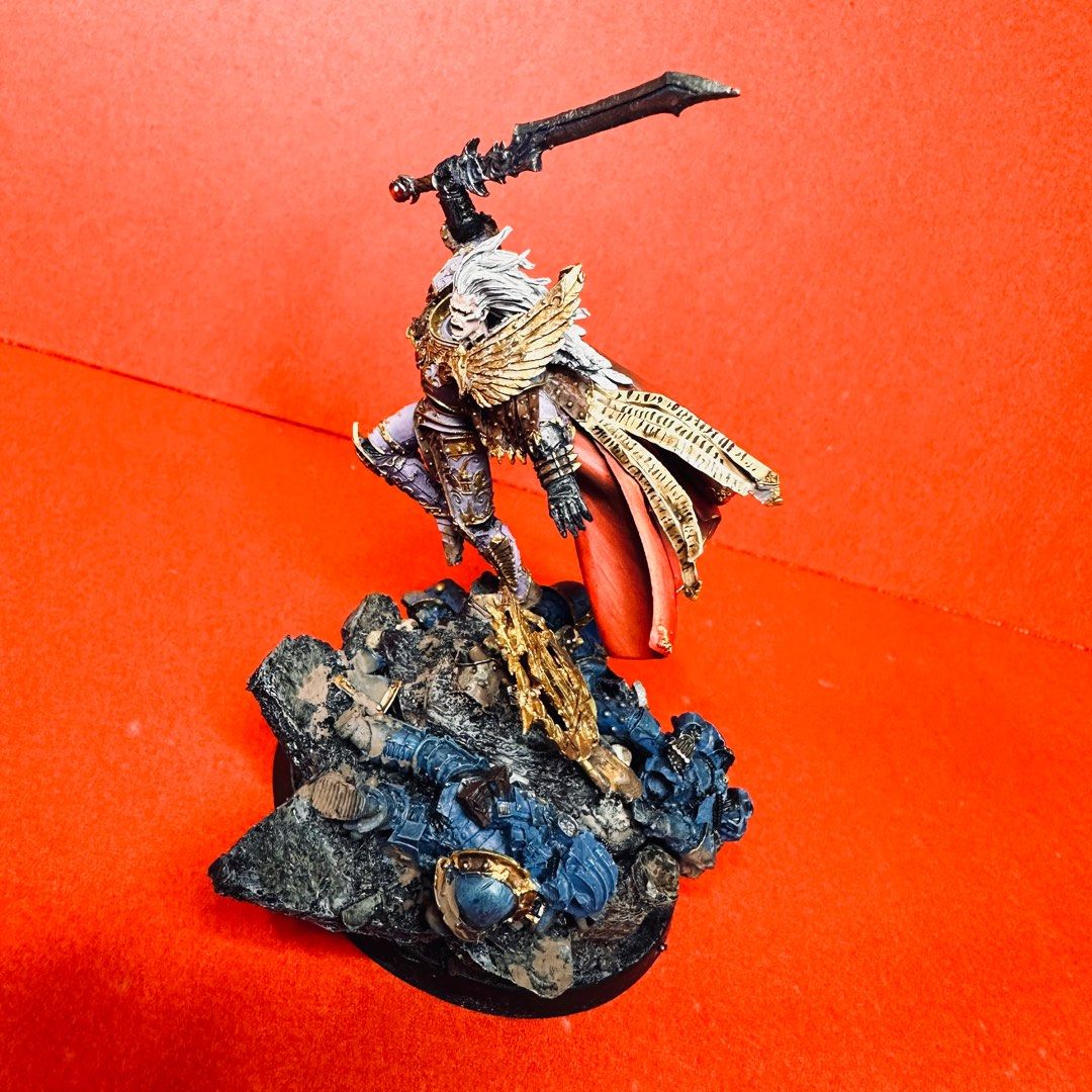 Nicely Painted and based Warhammer 40k Horus heresy Primarch Fulgrim ...