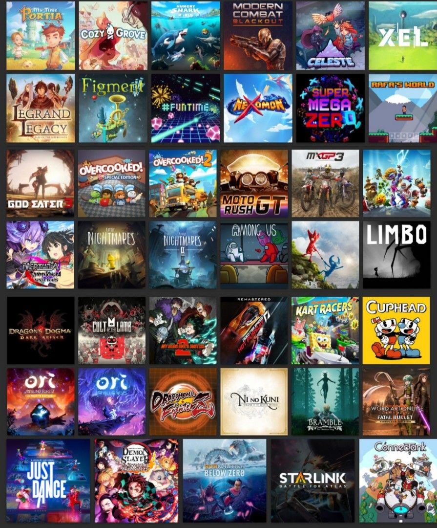 Nintendo Primary Account (Digital Switch Games Bundle), Video Gaming ...