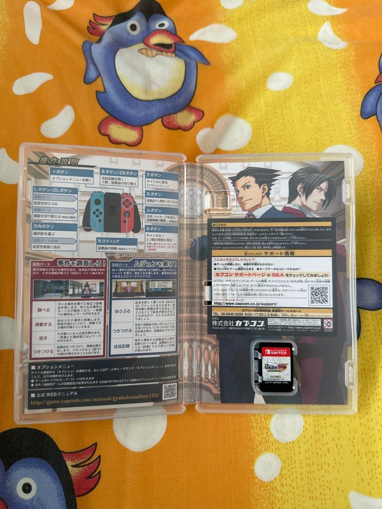 NINTENDO SWITCH GAME | Phoenix Wright Ace Attorney 123, Video Gaming ...