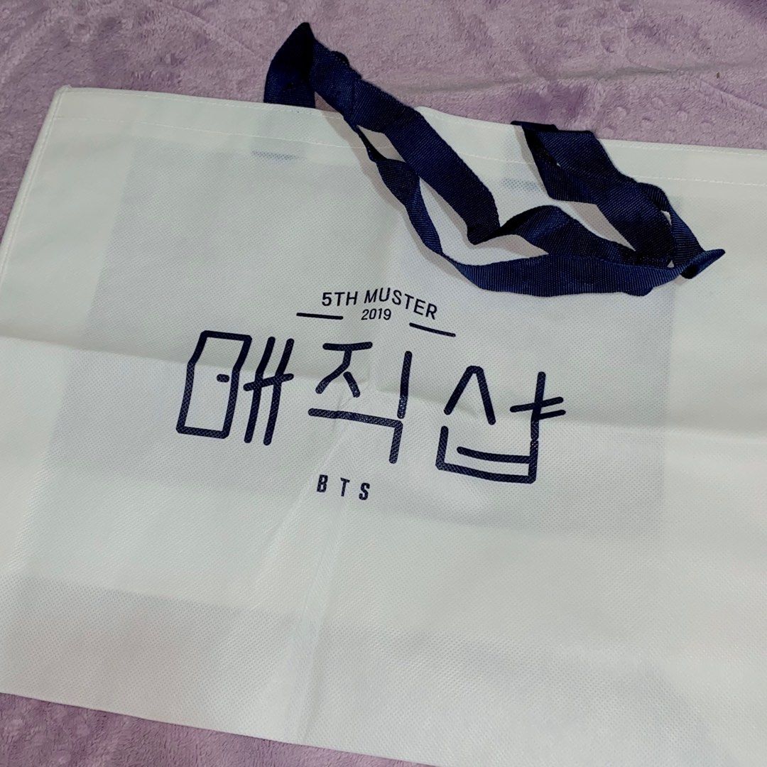 Official BTS 5th Muster 2019 Magic Shop Shopper Bag, Hobbies & Toys ...