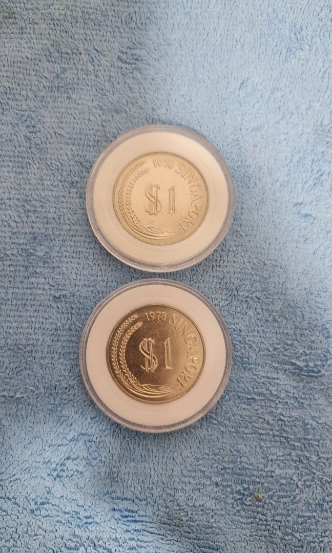 Old coin 1 dollar 1978 year two grains, Hobbies & Toys, Memorabilia ...