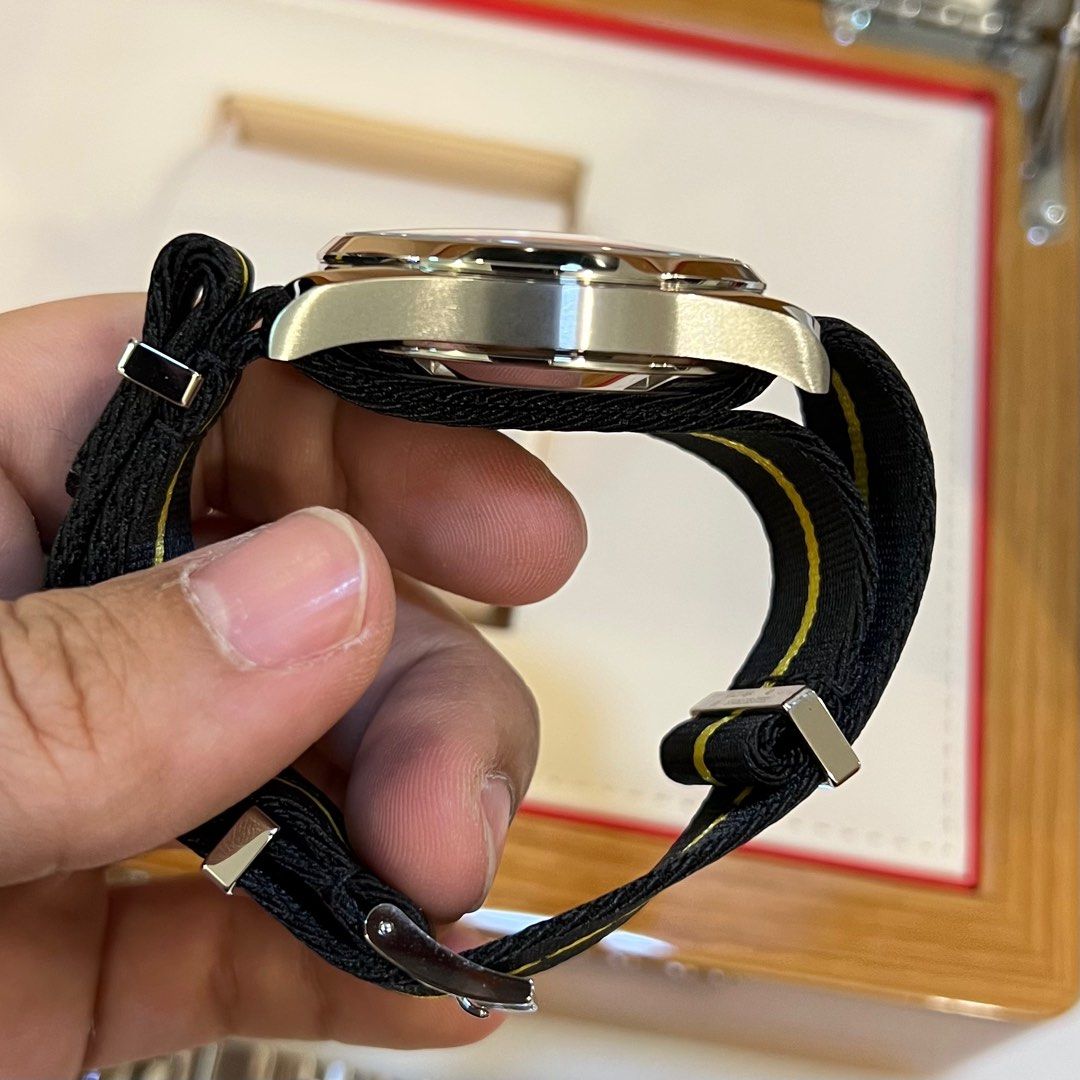 Omega Aqua terra bumble bee, Luxury, Watches on Carousell