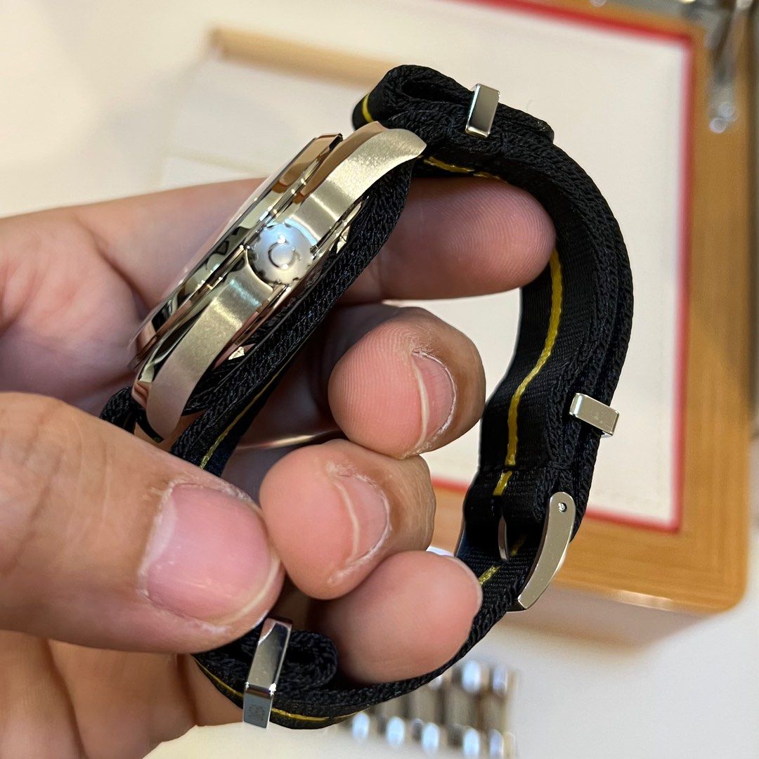 Omega Aqua terra bumble bee, Luxury, Watches on Carousell