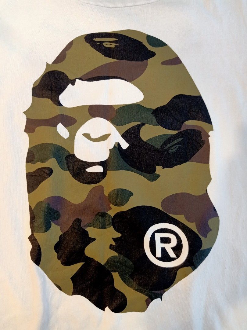 Original bape camo back to back big logo for women, Women's Fashion ...