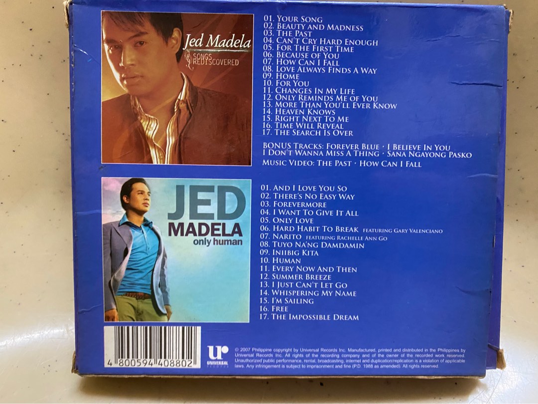 Original Jed Madela Music Ultimate Collection on Carousell