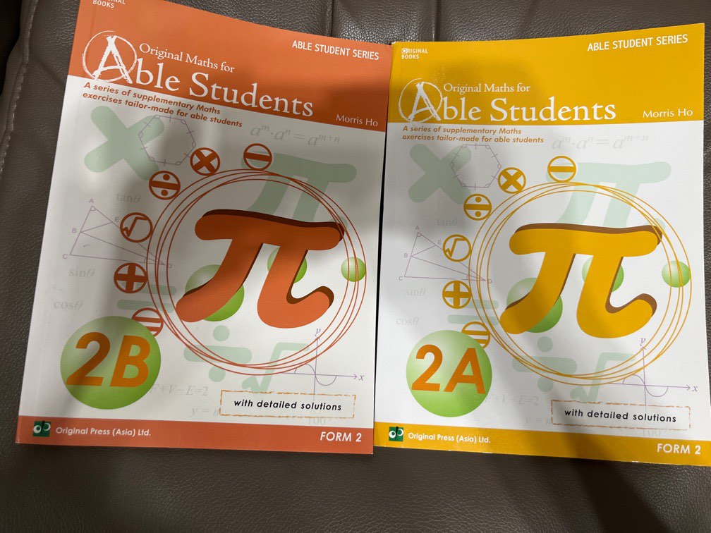 Original Maths for Able Students 2A/2B, 興趣及遊戲, 書本 & 文具, 書本及雜誌 - 補充練習 - Carousell